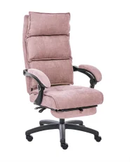 Executive Chair EATON Chenille Pastel Pink | Beliani.es