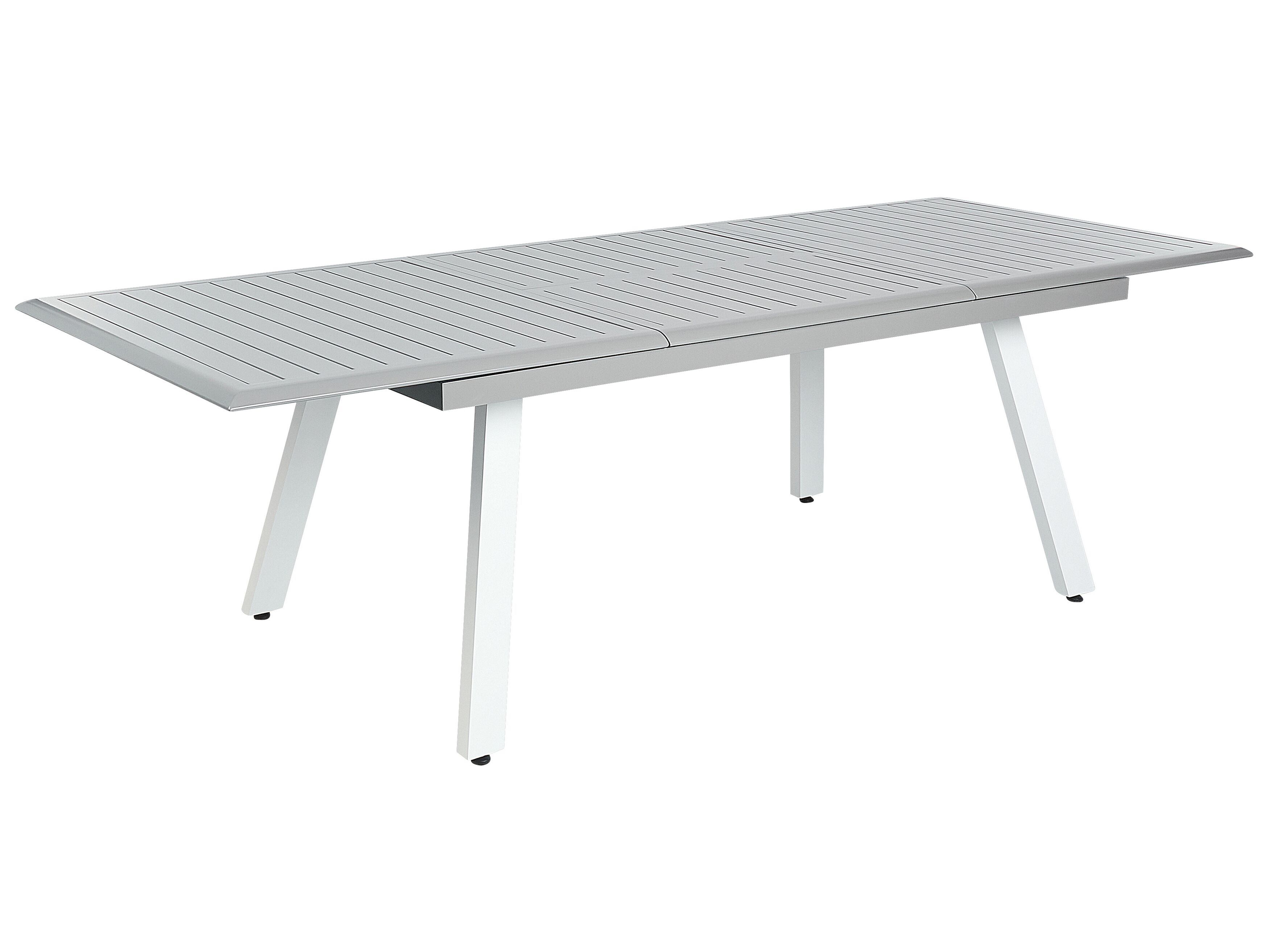 Garden Dining Set 8 Seater PERETA Metal Grey | Beliani.co.uk