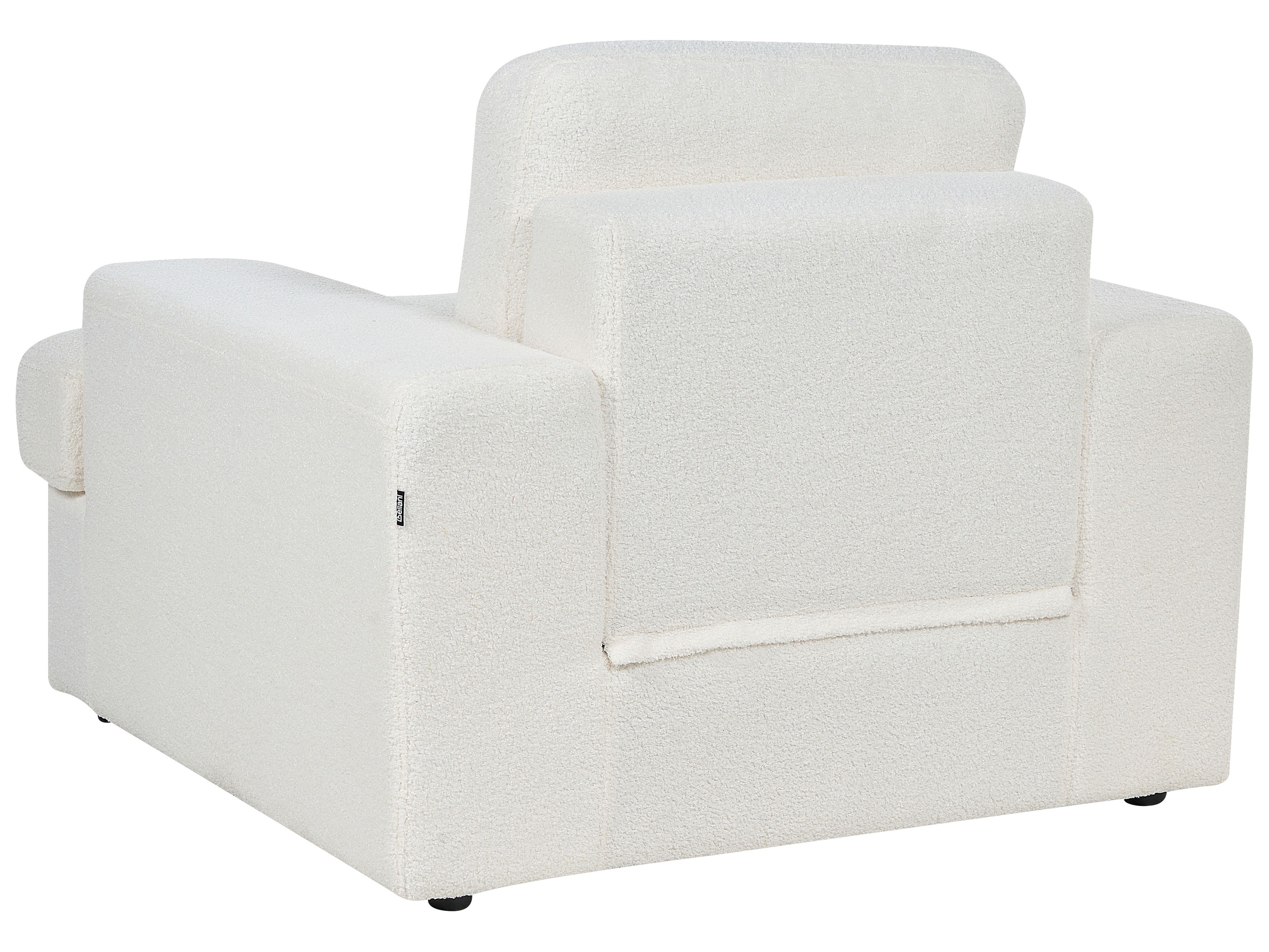 Living Room Set ALLA Boucle Off-White 5 Seater | Beliani.co.uk