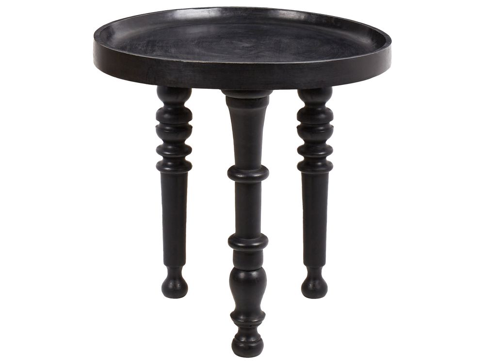 Black spindle side table store