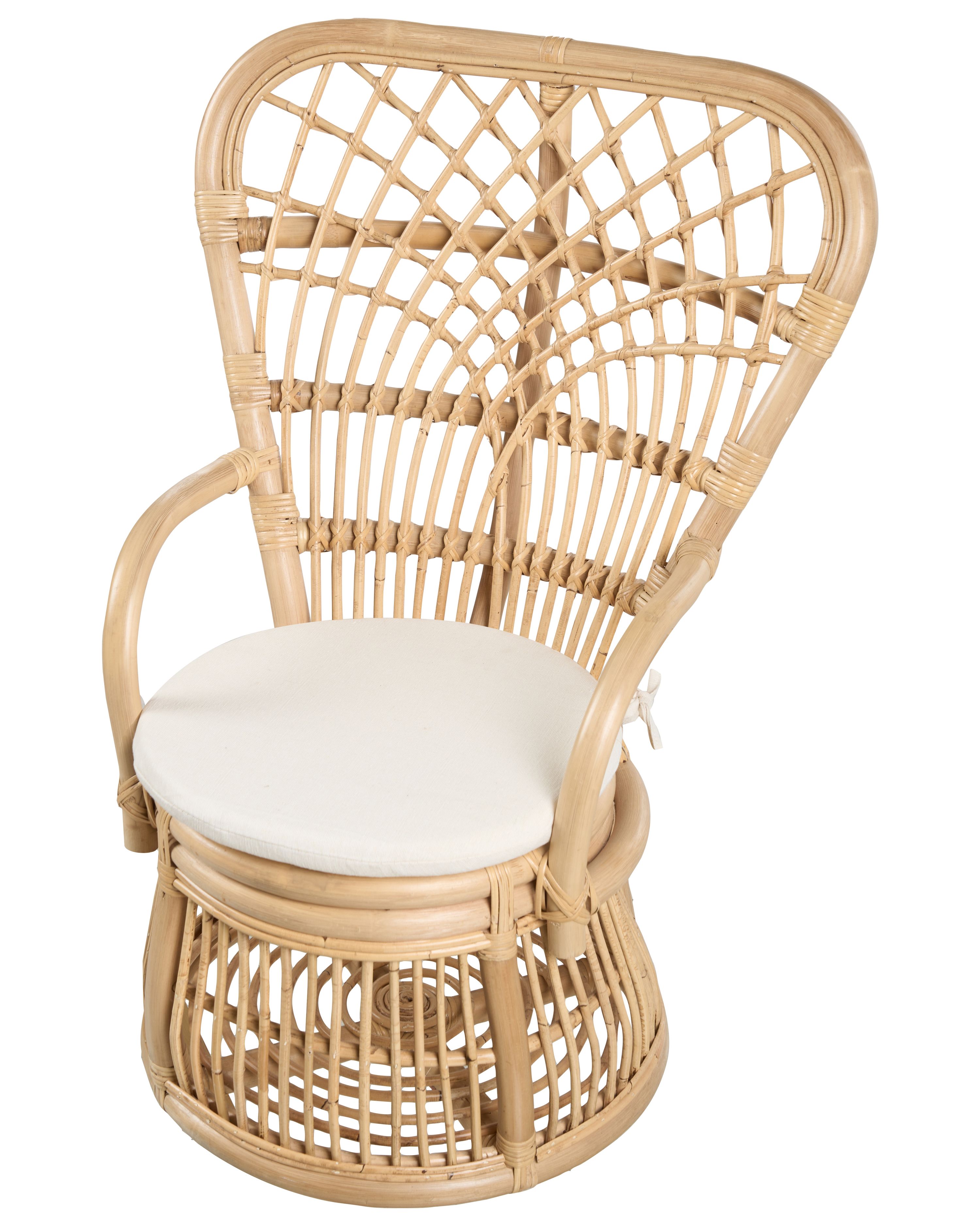 Rattan Kids Chair Natural TEMENI | Beliani.co.uk