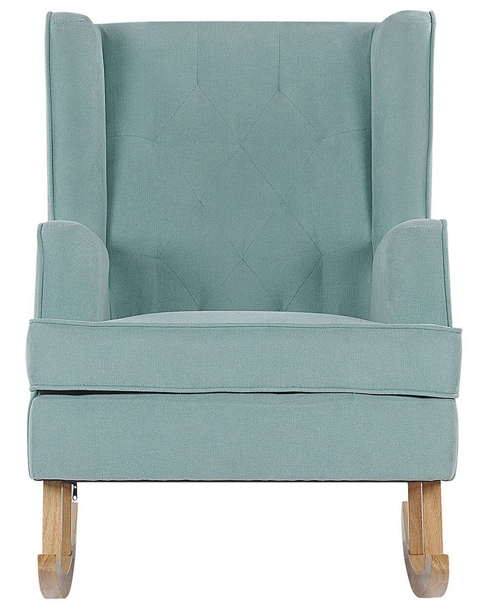 Rocking Chair TRONDHEIM Fabric Mint Green Beliani