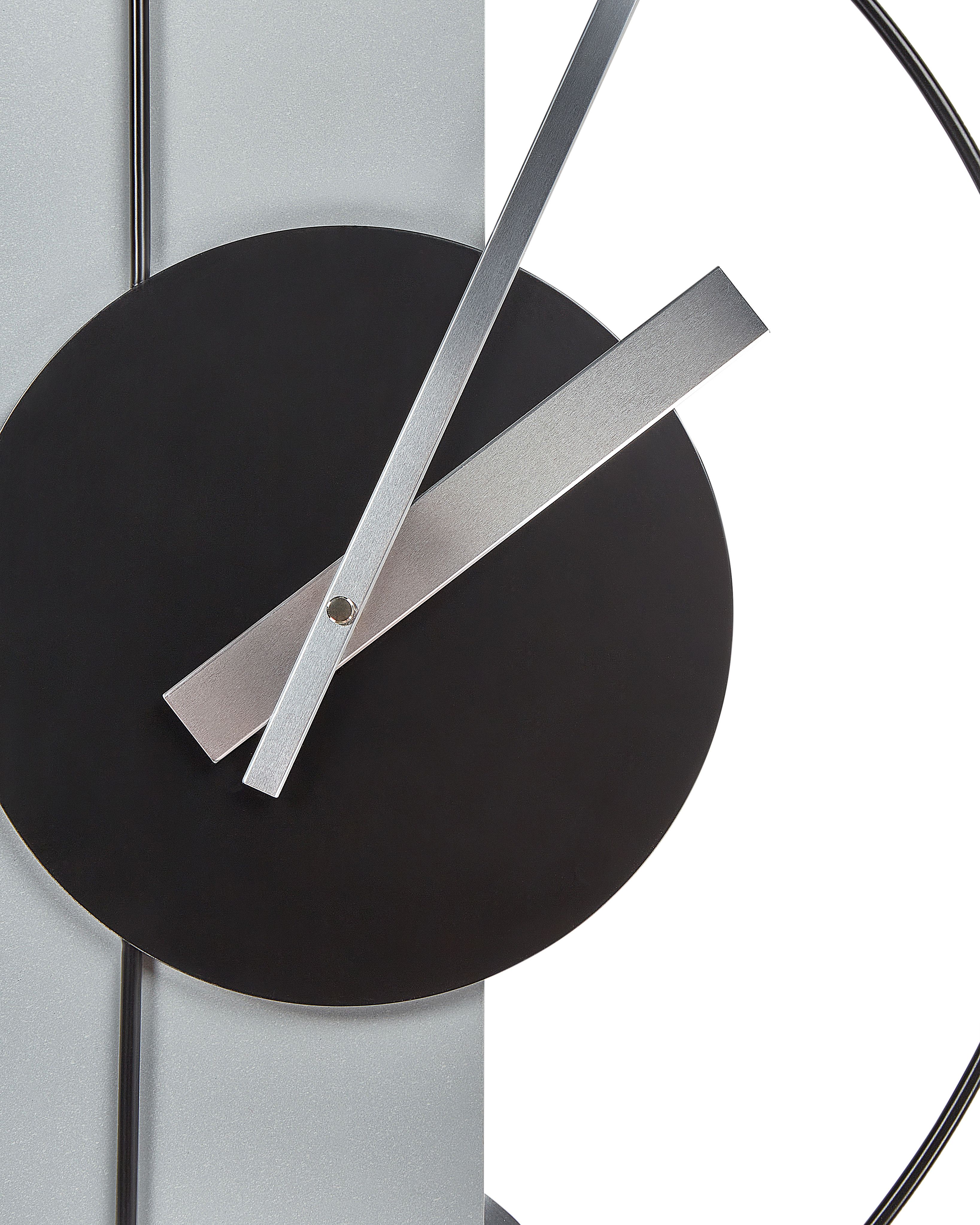 Wall Clock CEVINS 31 cm Metal Light Grey | Beliani.co.uk