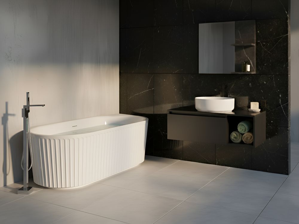 Wanna GOCTA 170 x 80 cm Czarny | Beliani.pl