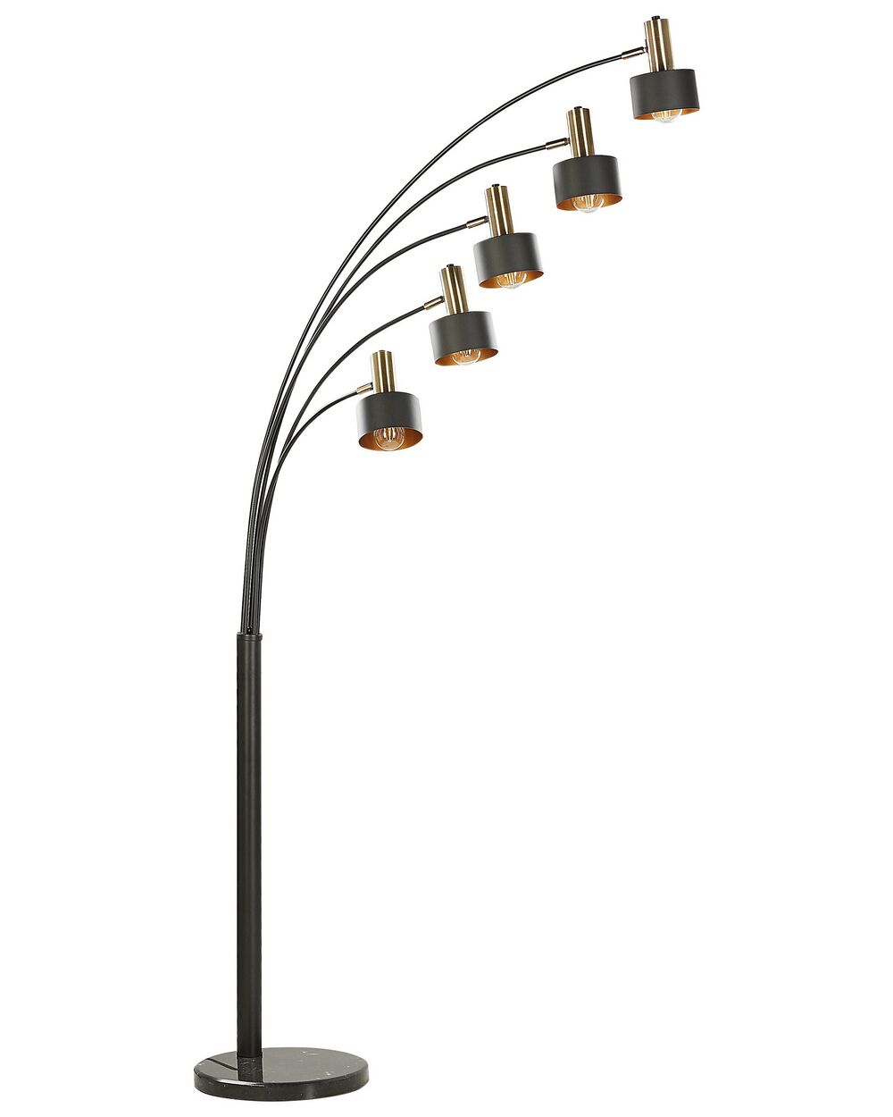 Lampa pod ogowa ANBESA Regulowana Metal Czarny Beliani.pl
