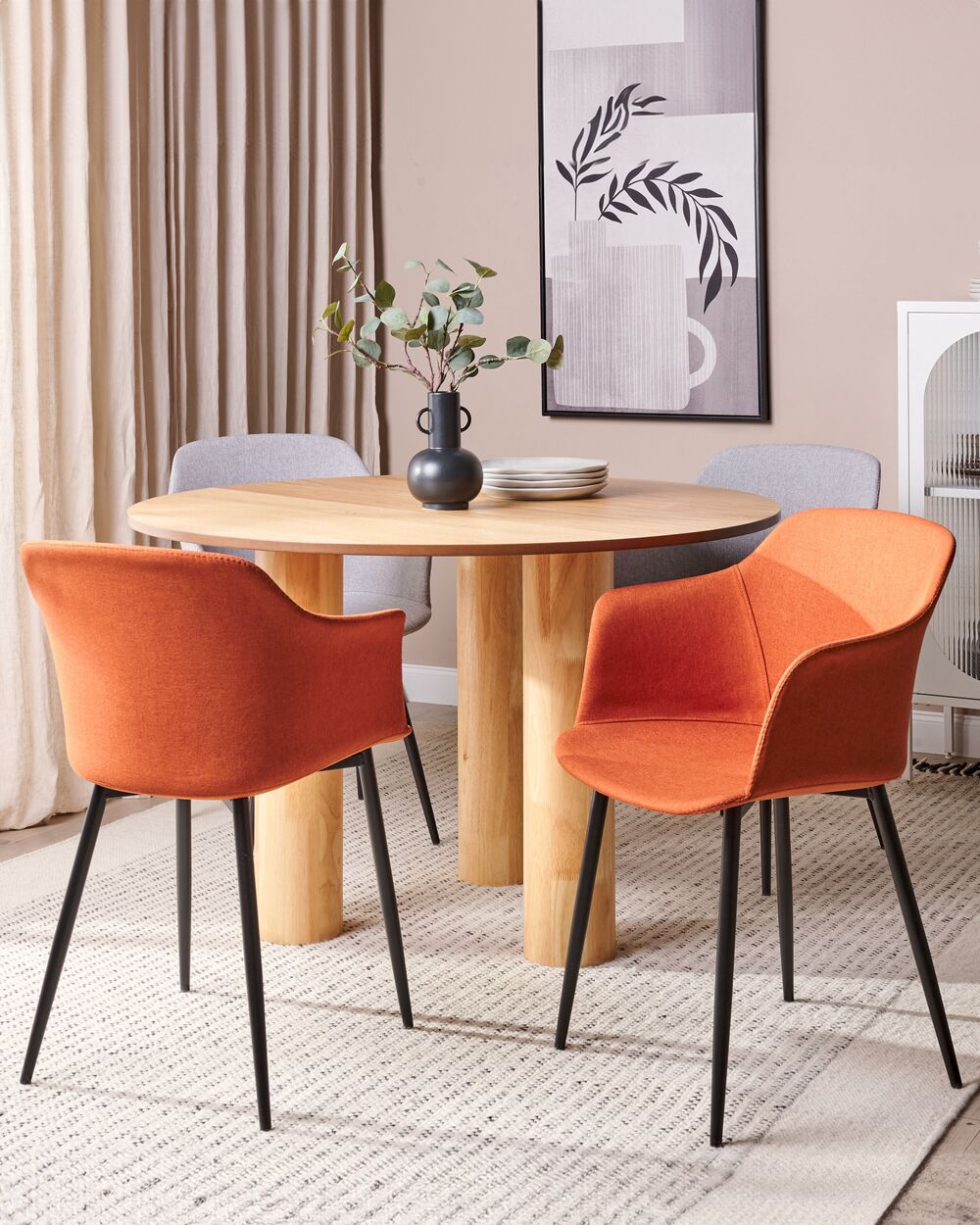 Set of 2 Dining Chairs FONDA II Light Green | Beliani.co.uk