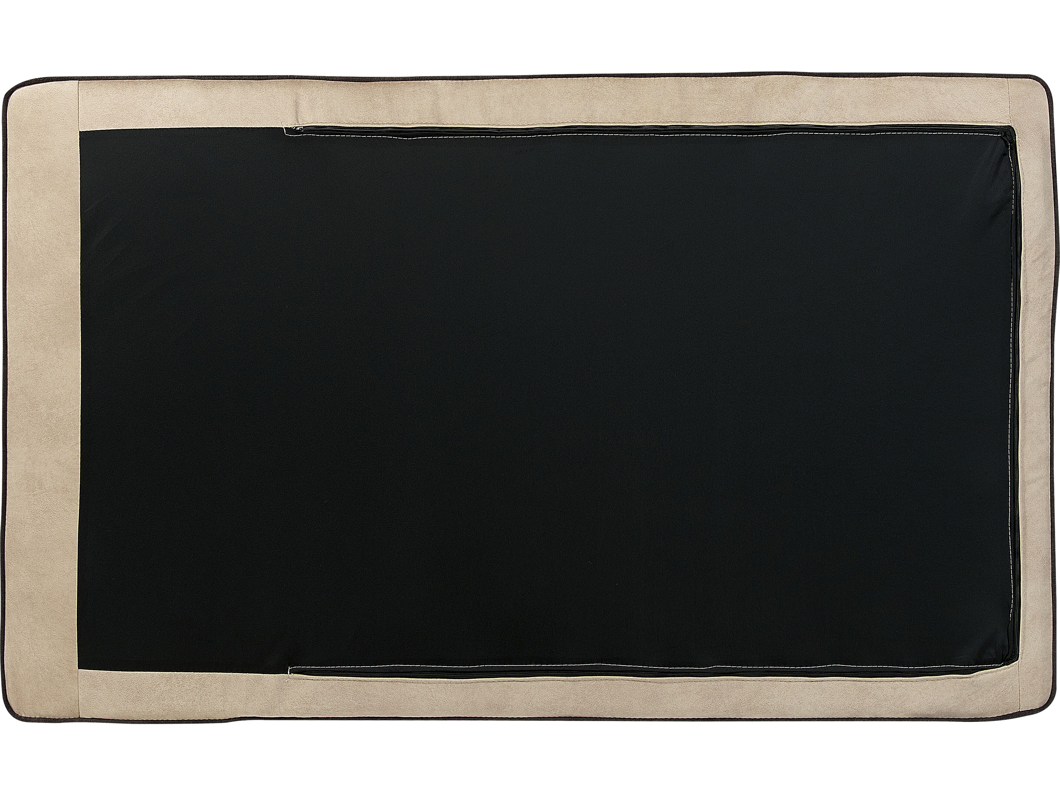 Corner Sofa ALTAN Velvet Beige 3 Seater Right Hand | Beliani.co.uk