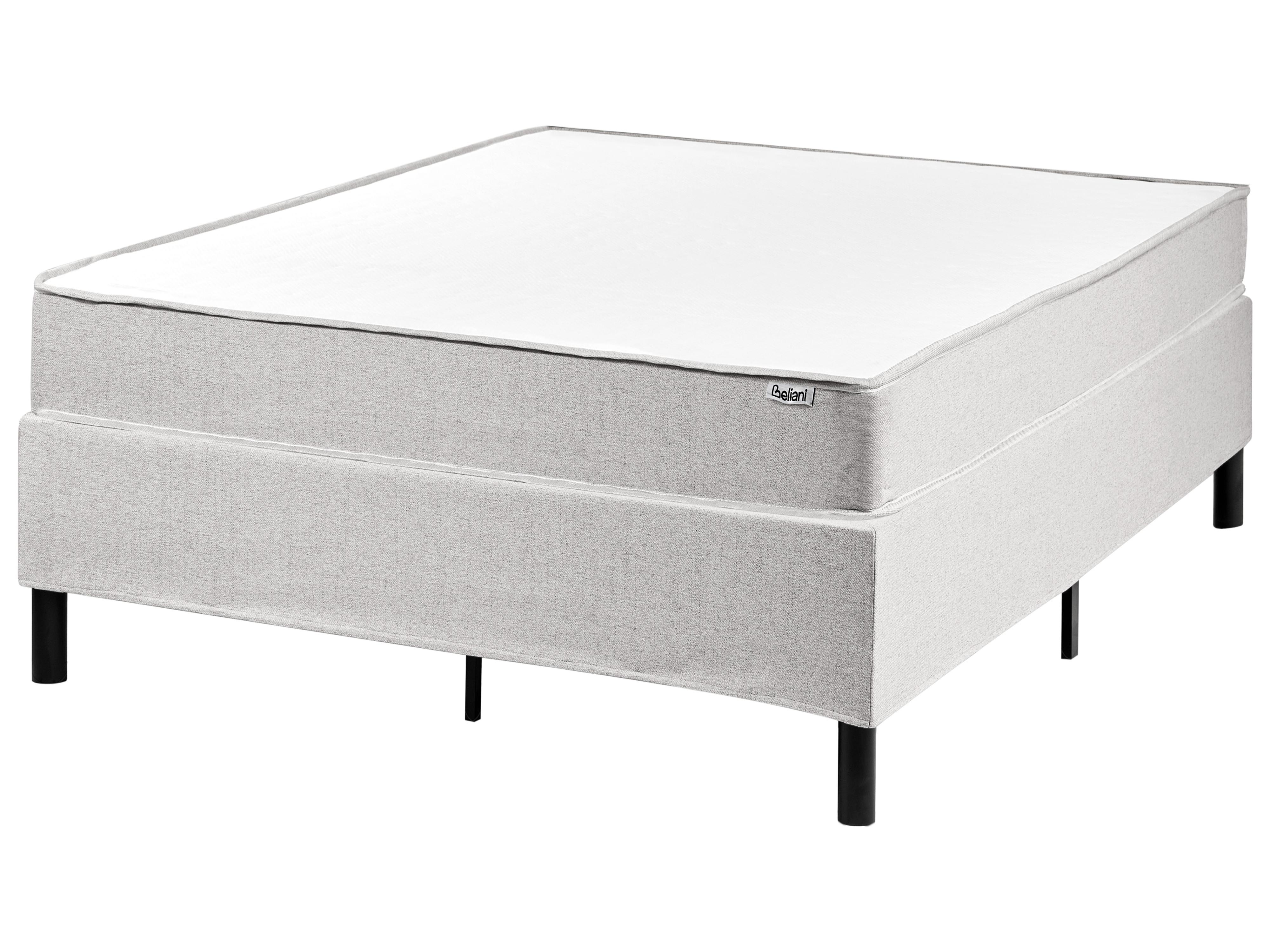 Cama continental sin cabecero Tela COUNTESS 120 x 200 cm Gris claro ...