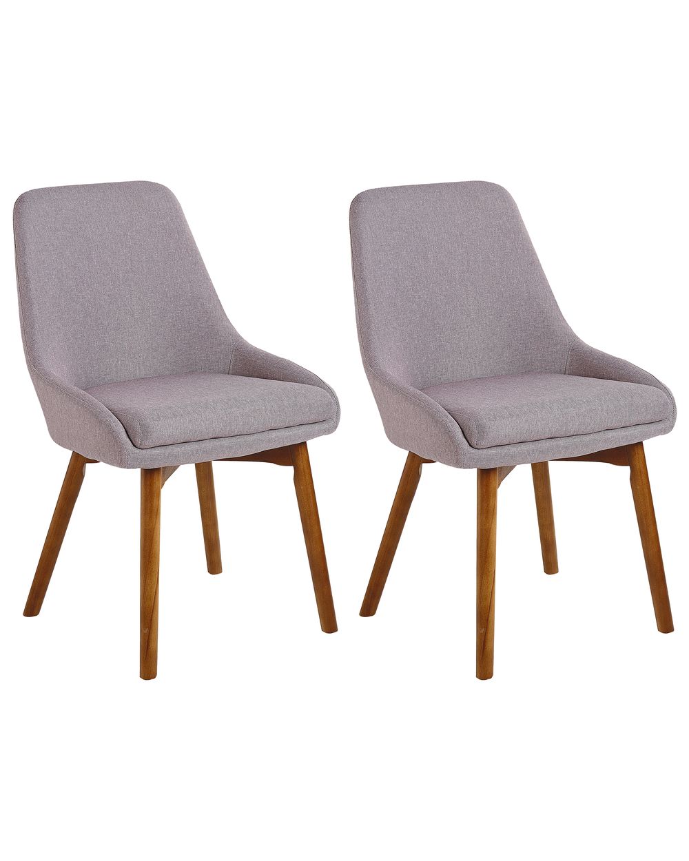 Set of 2 Dining Chairs BLANE Wood Beige | Beliani.co.uk