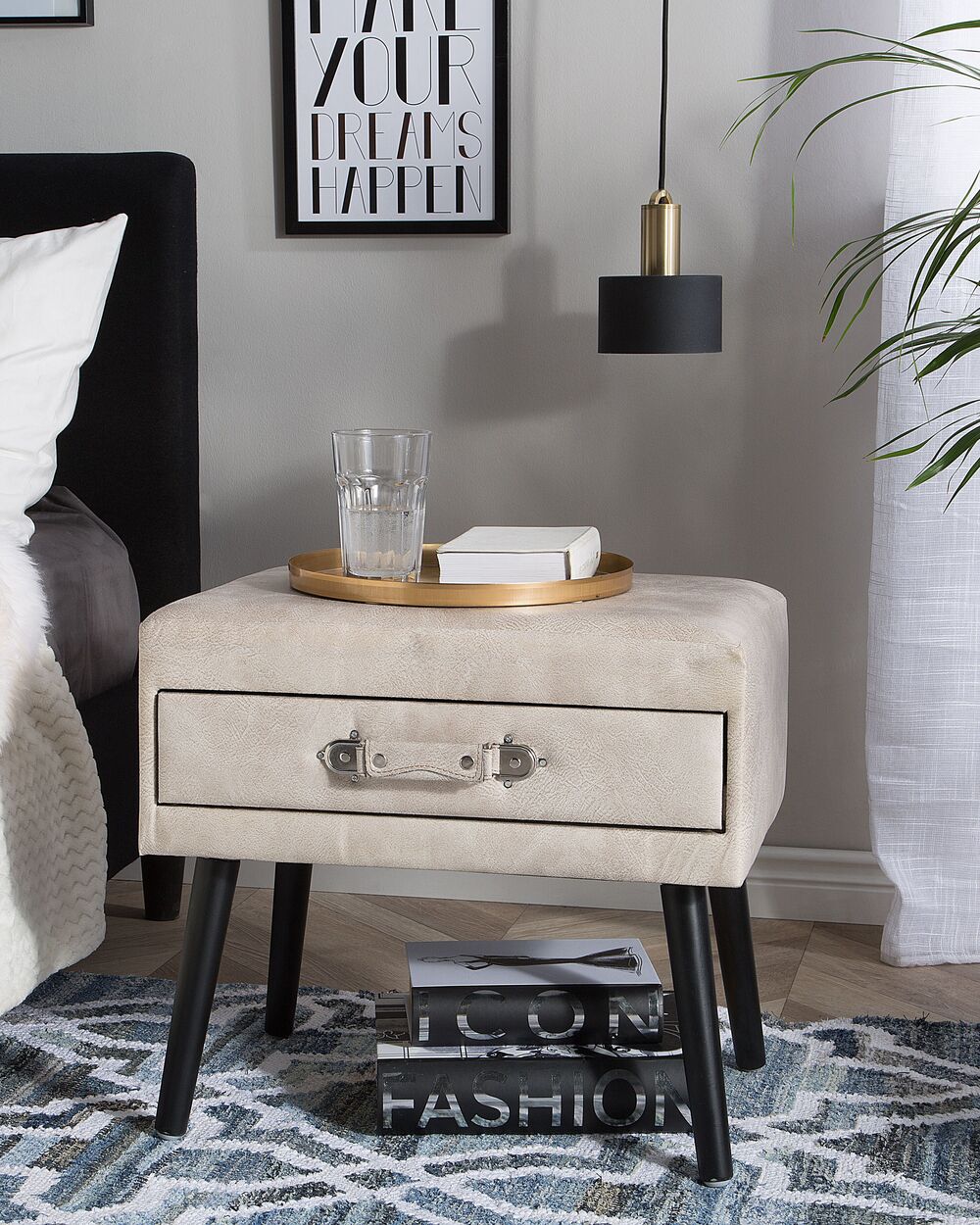 Cómoda de 5 cajones SHARON Blanco | Beliani.es