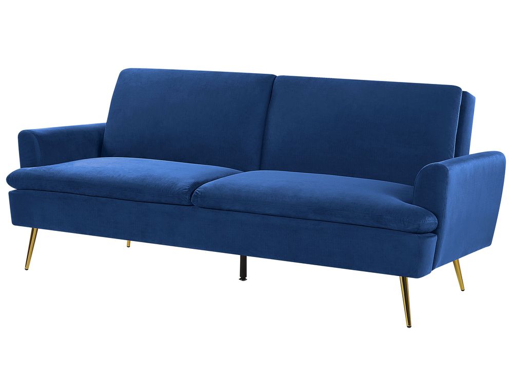 Midnight blue sofa bed store