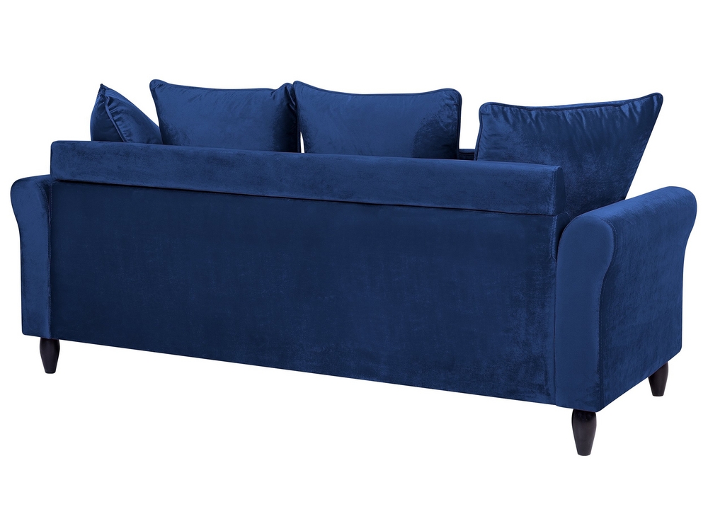 Royal blue suede couch store