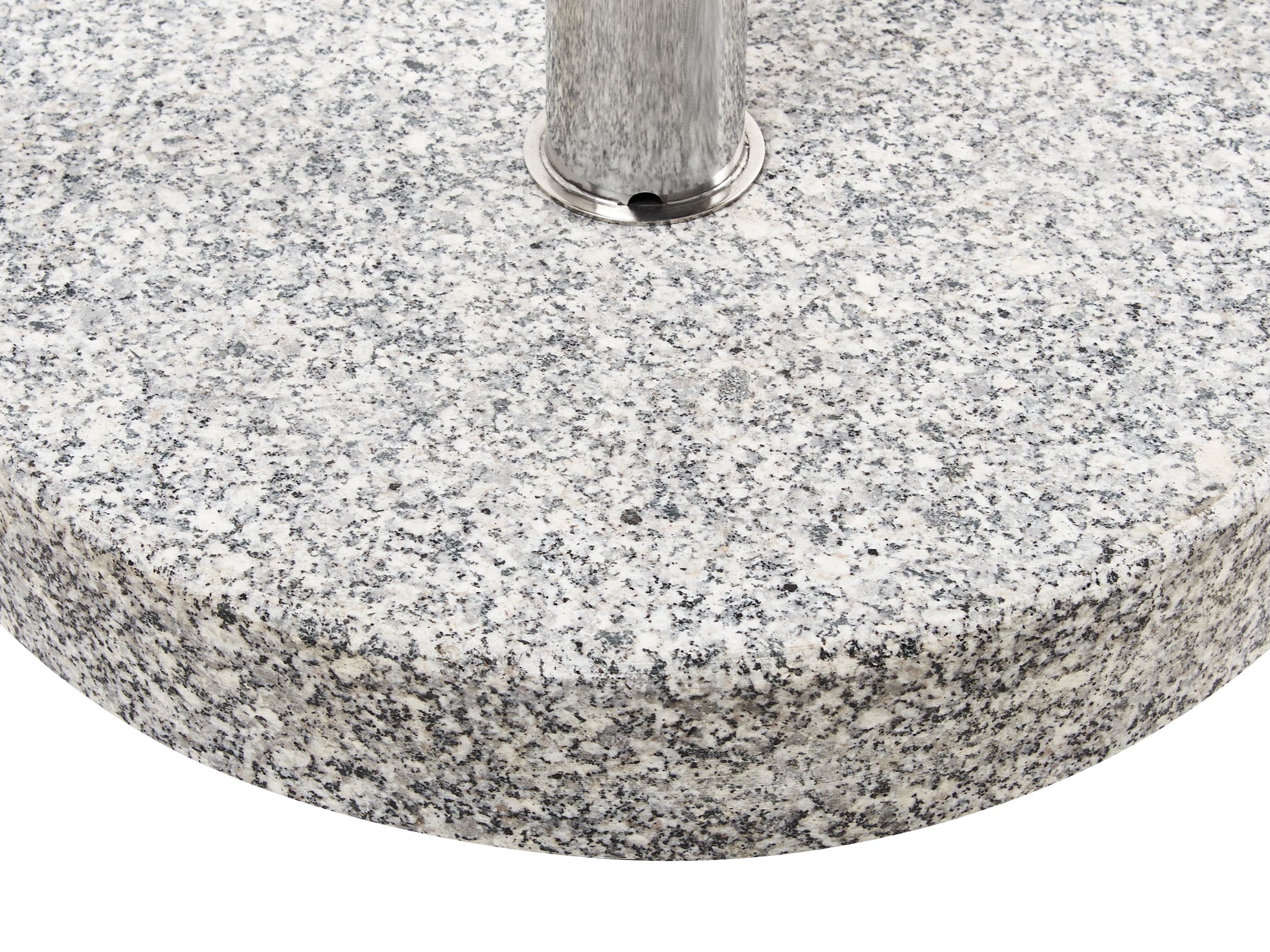 Parasol Base CERZETO Grey Round 30 kg | Beliani.co.uk