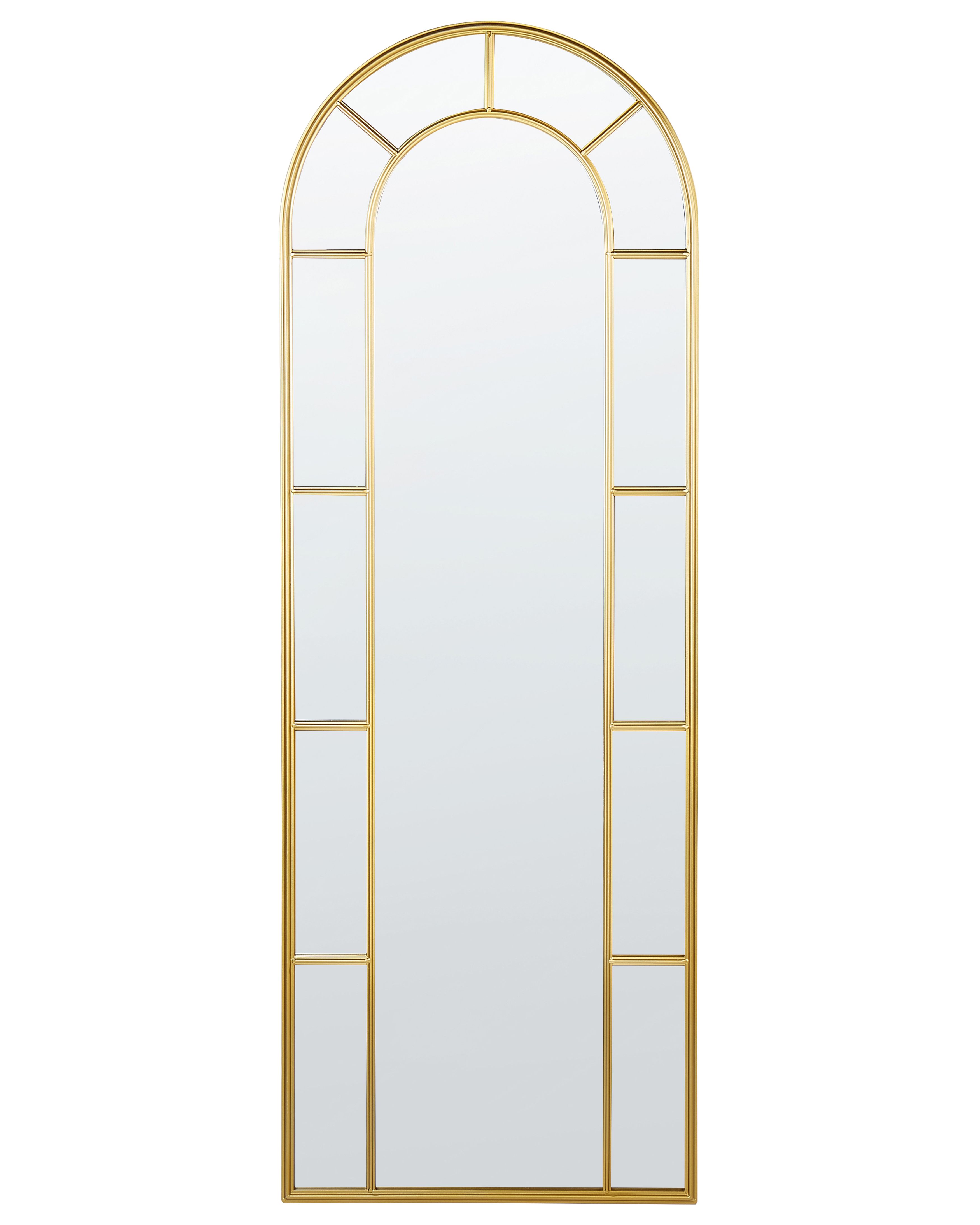 Wall Mirror CROSSES 60 cm 170 cm Metal Gold | Beliani.co.uk