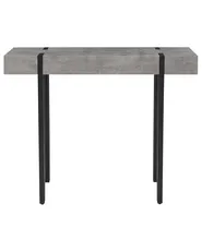 Console Table ADENA Grey Concrete Effect | Beliani.co.uk