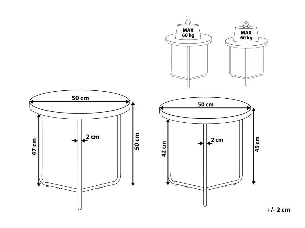 Coffee table small size store