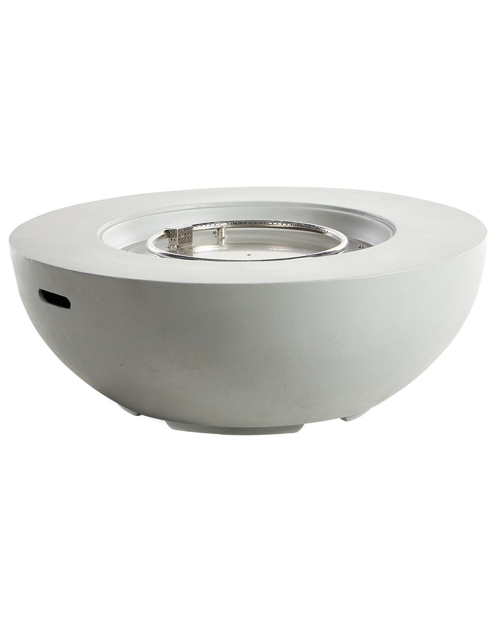 Gas Fire Pit SURTSEY Concrete Light Grey | Beliani.co.uk
