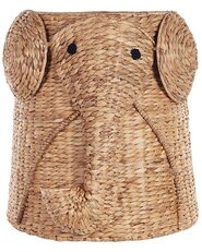 Kids Basket Elephant DOGON Wicker Natural | Beliani.co.uk