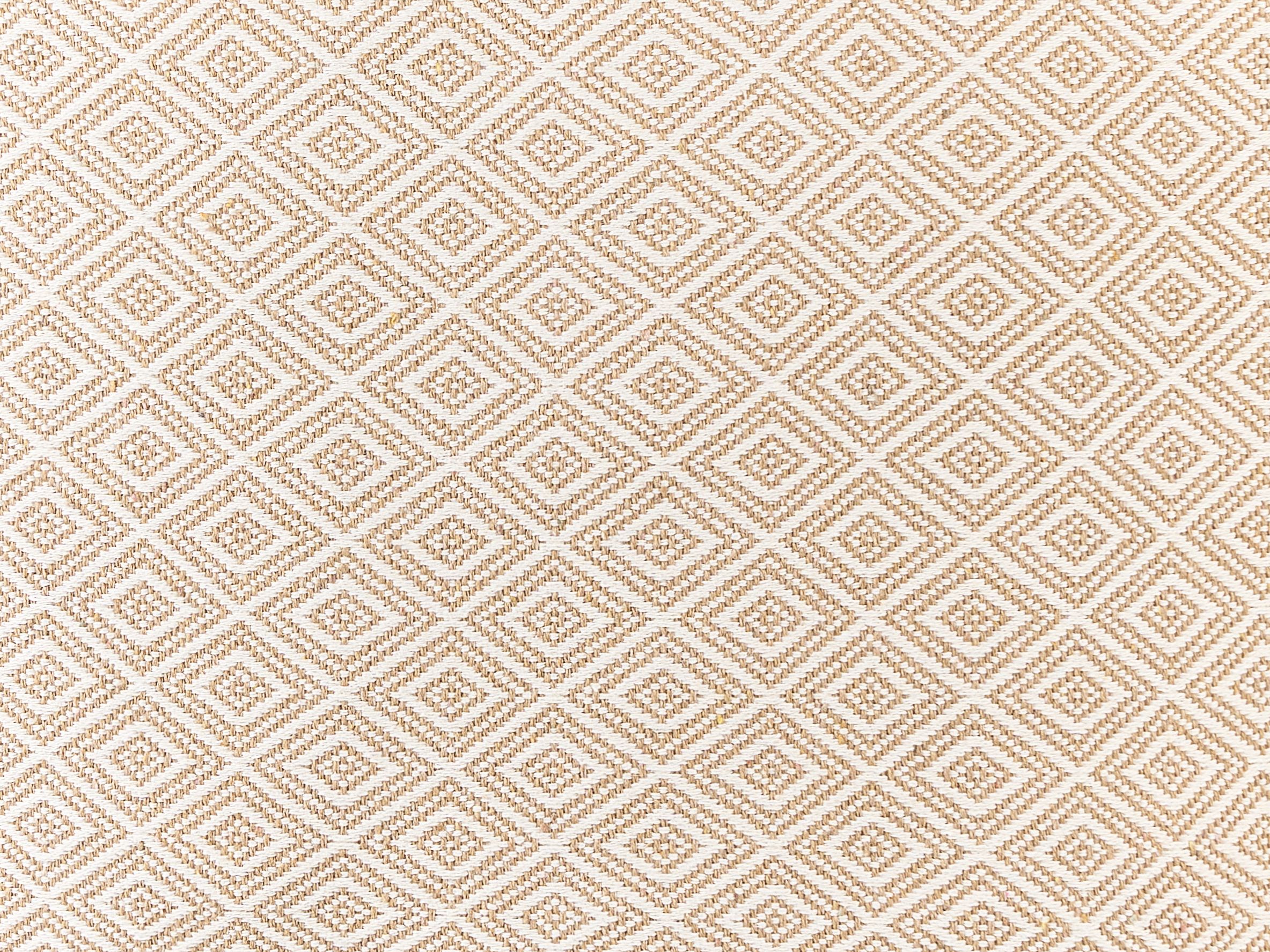 Set van 2 decoratieve kussens LONAR 45 x 45 cm Zandbeige | Beliani.nl