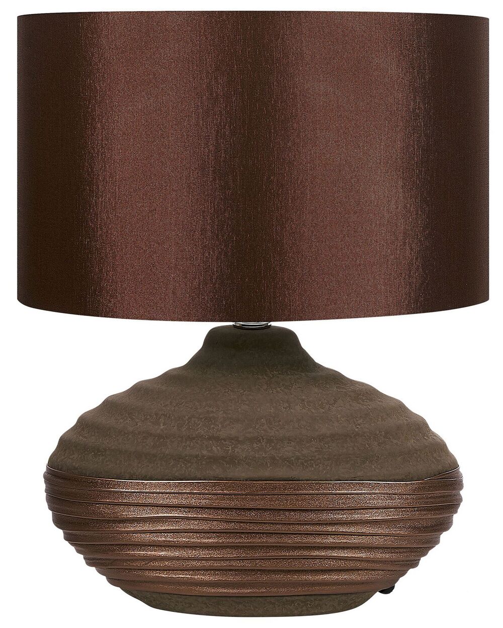 Bedside Lamp Brown LIMA Beliani