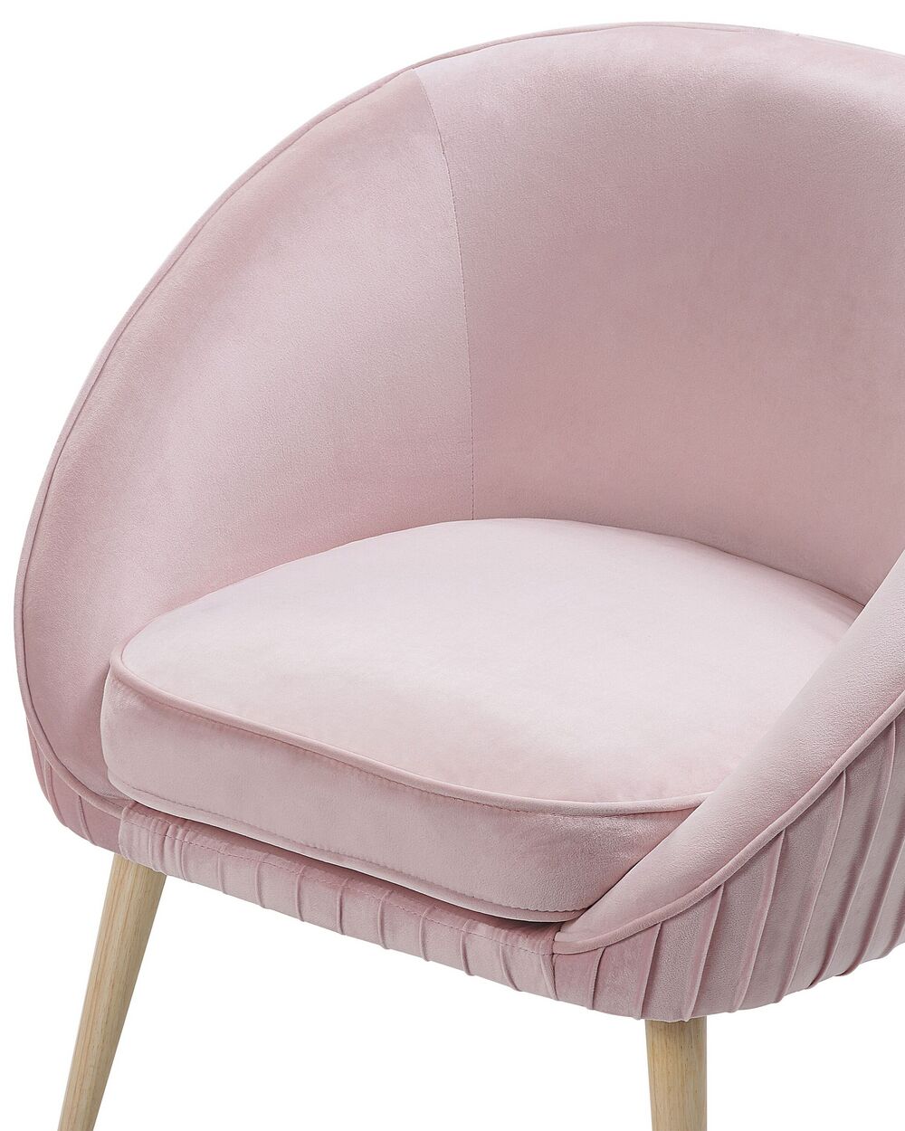 Armchair TROMSO Velvet Pink Beliani