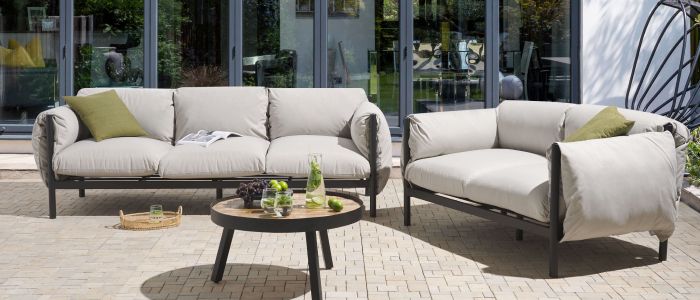 Outdoor sofa set metal store