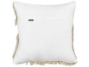 Set of 2 Decorative Cushions SOURWOOD Cotton 45 x 45 cm Beige Geometric ...