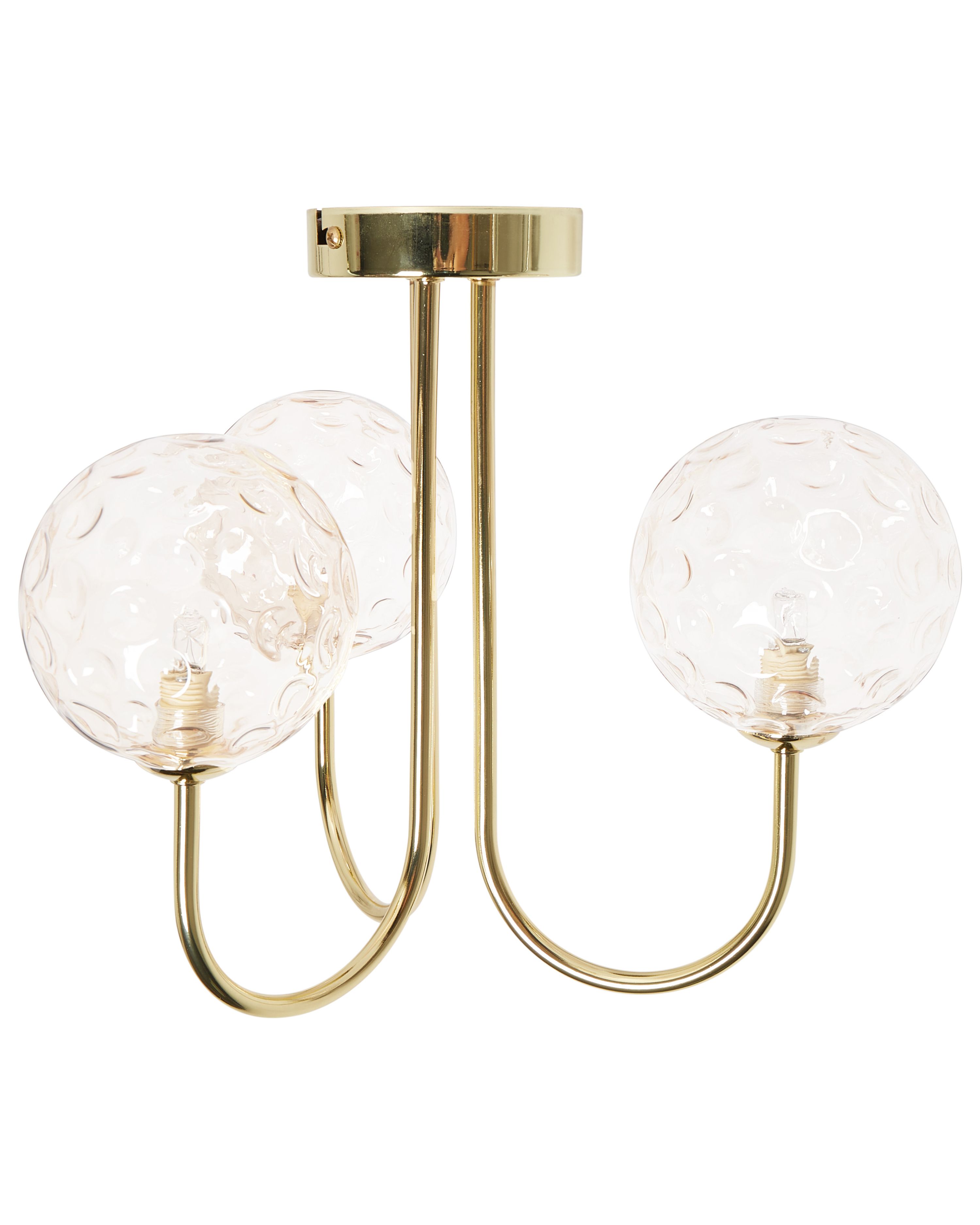 Iluminação de tecto ANADYR Vidro Creme | Beliani.pt