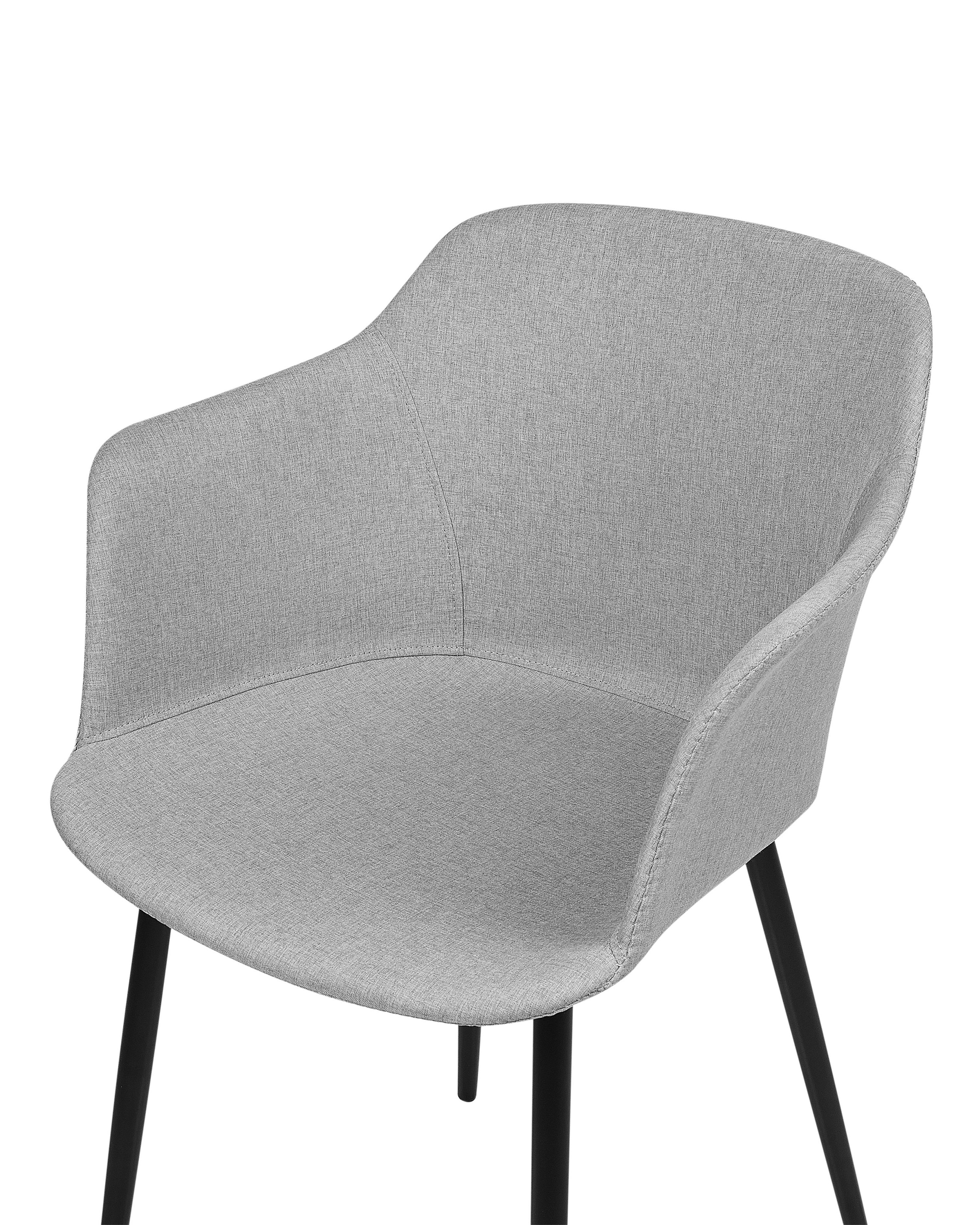 Set of 2 Dining Chairs ELIM Light Grey | Beliani.co.uk