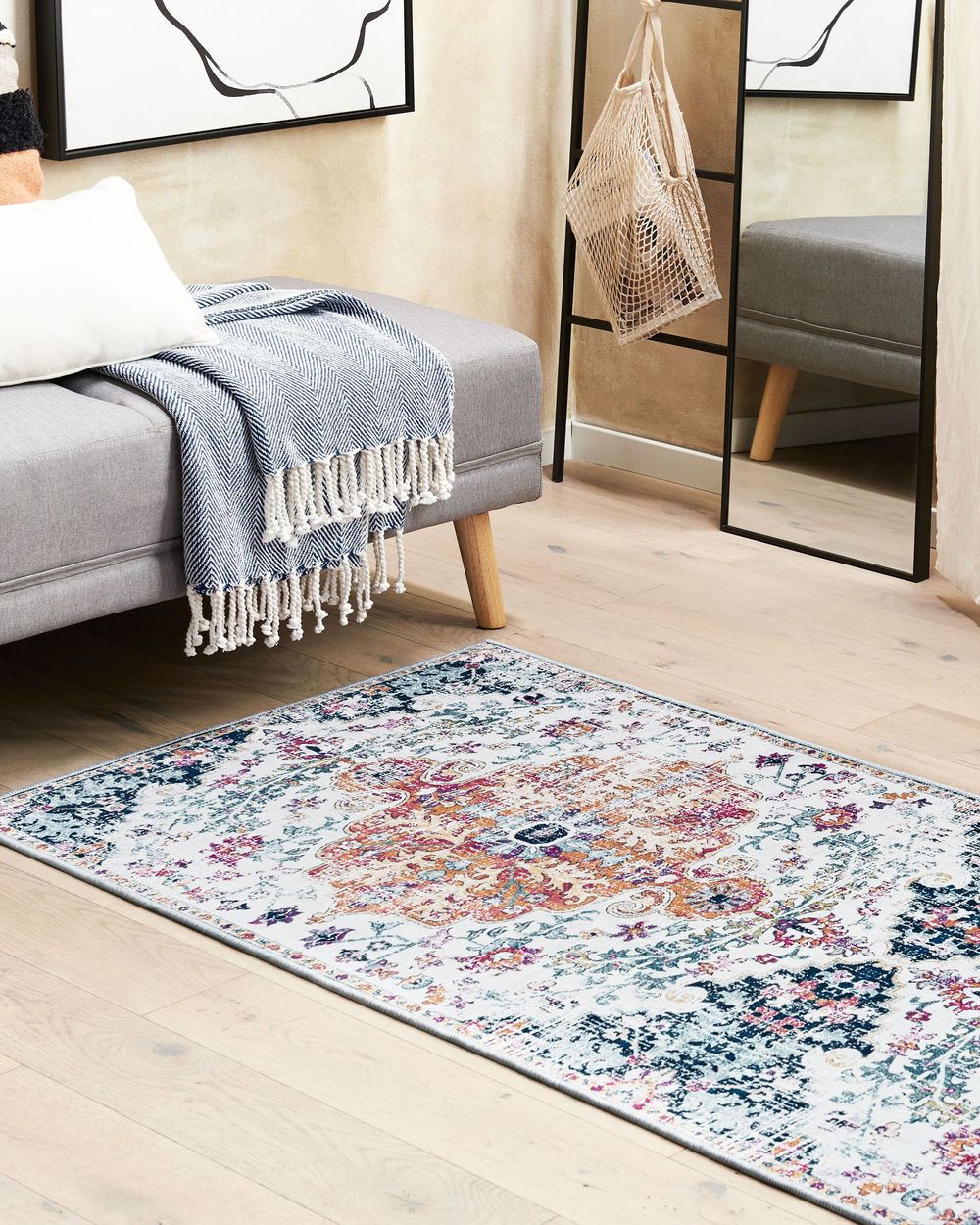 Tapete ENAYAM Multicolor 80 x 300 cm | Beliani.pt