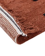Tappeto per bambini LAZA Marrone 140 x 200 cm Cotone | Beliani.it