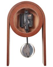 Table Clock Dark Wood FERDEN | Beliani.co.uk