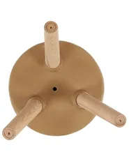 Cache-pot sur pied CYRTOMIUM 27 cm Marron clair | Beliani.fr