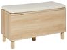 Storage Bench Light Wood WASHINGTON | Beliani.co.uk