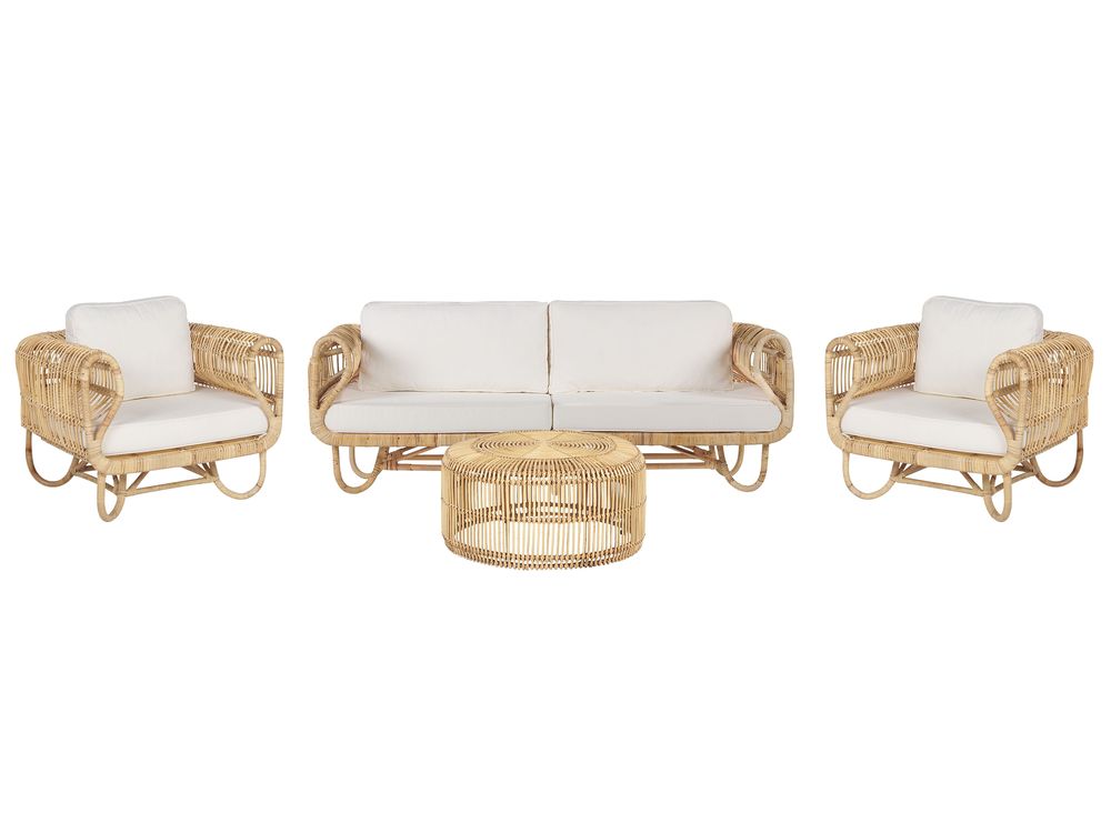 Natural rattan garden sofa store