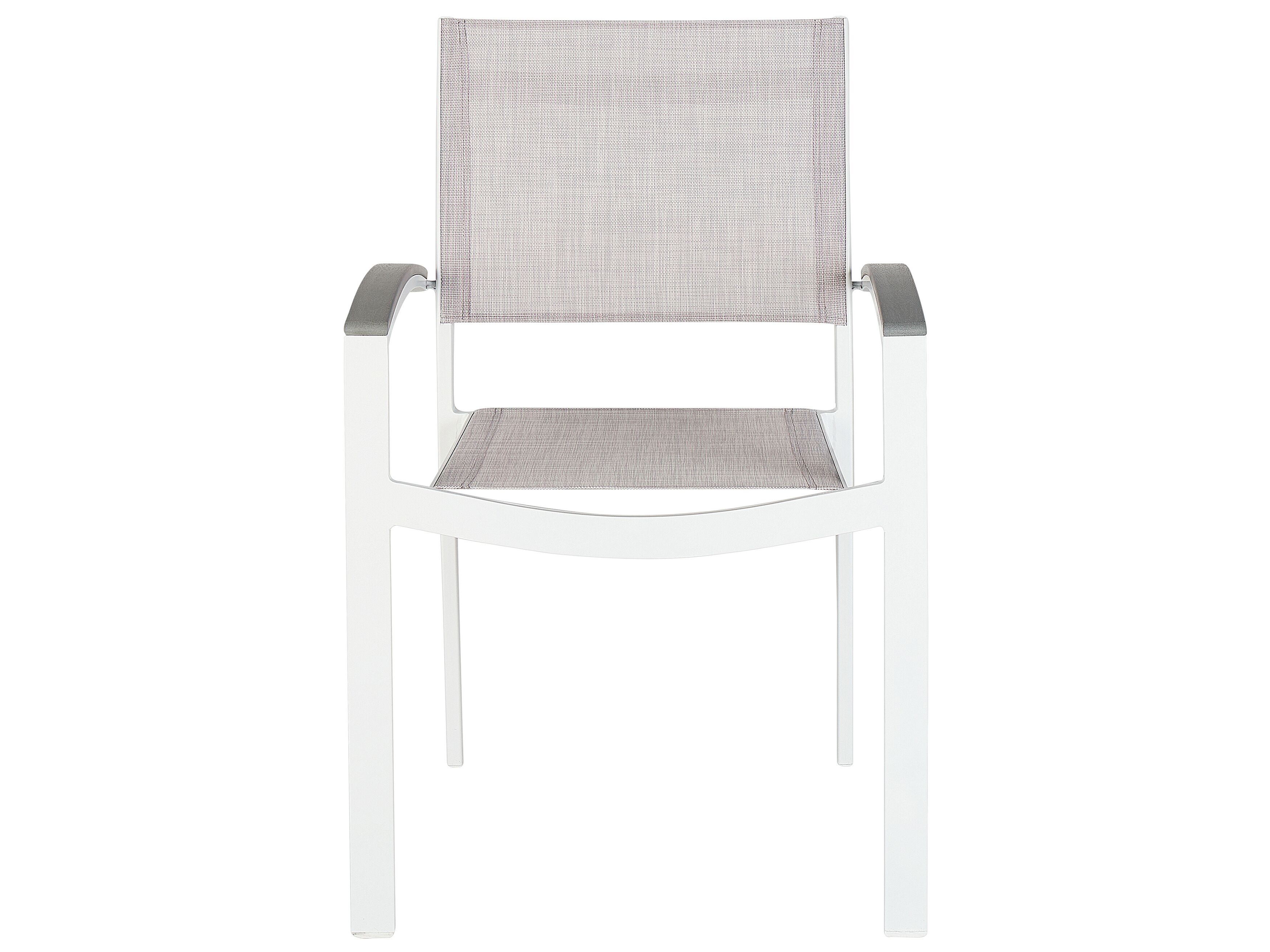 Garden Dining Set 8 Seater PERETA Metal Grey | Beliani.co.uk