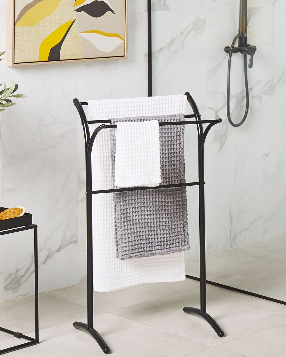 Pyyheteline RECREO metalli Musta | Beliani.fi