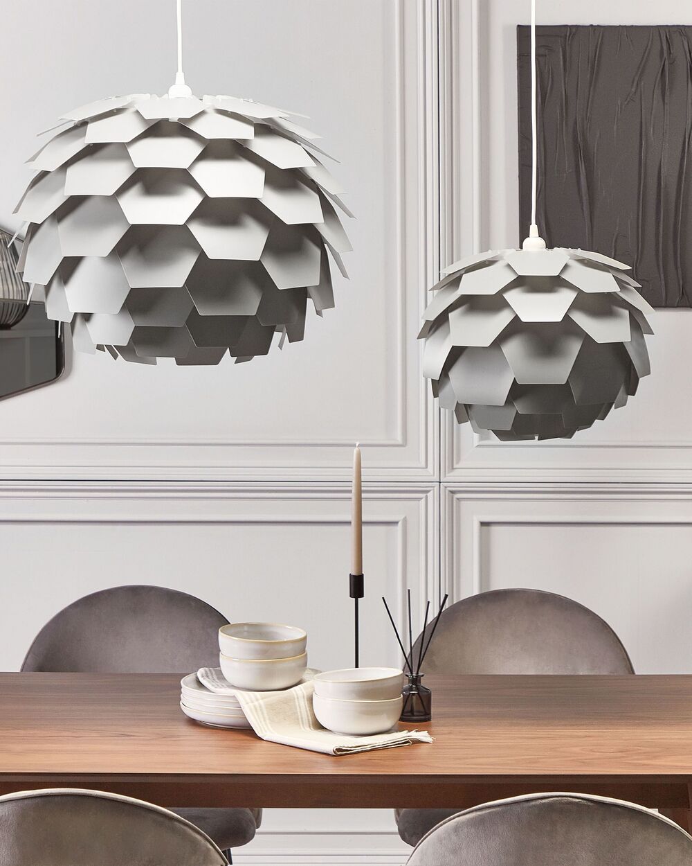 Plafonnier DORING Jute Naturel | Beliani.fr