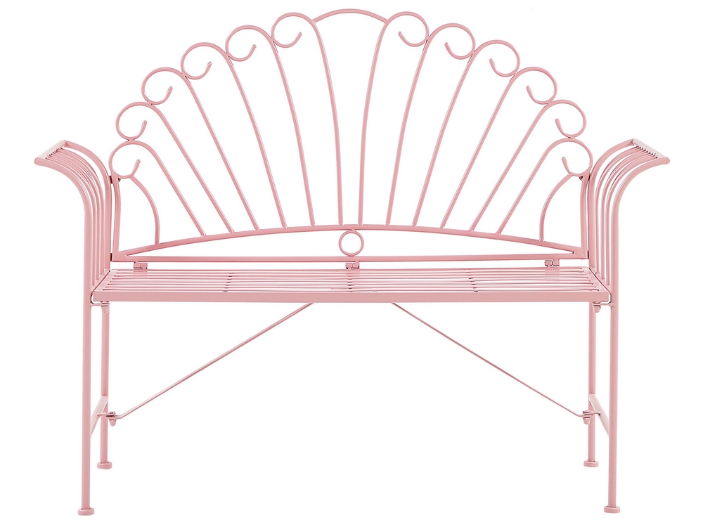 Pink bench outdoor store