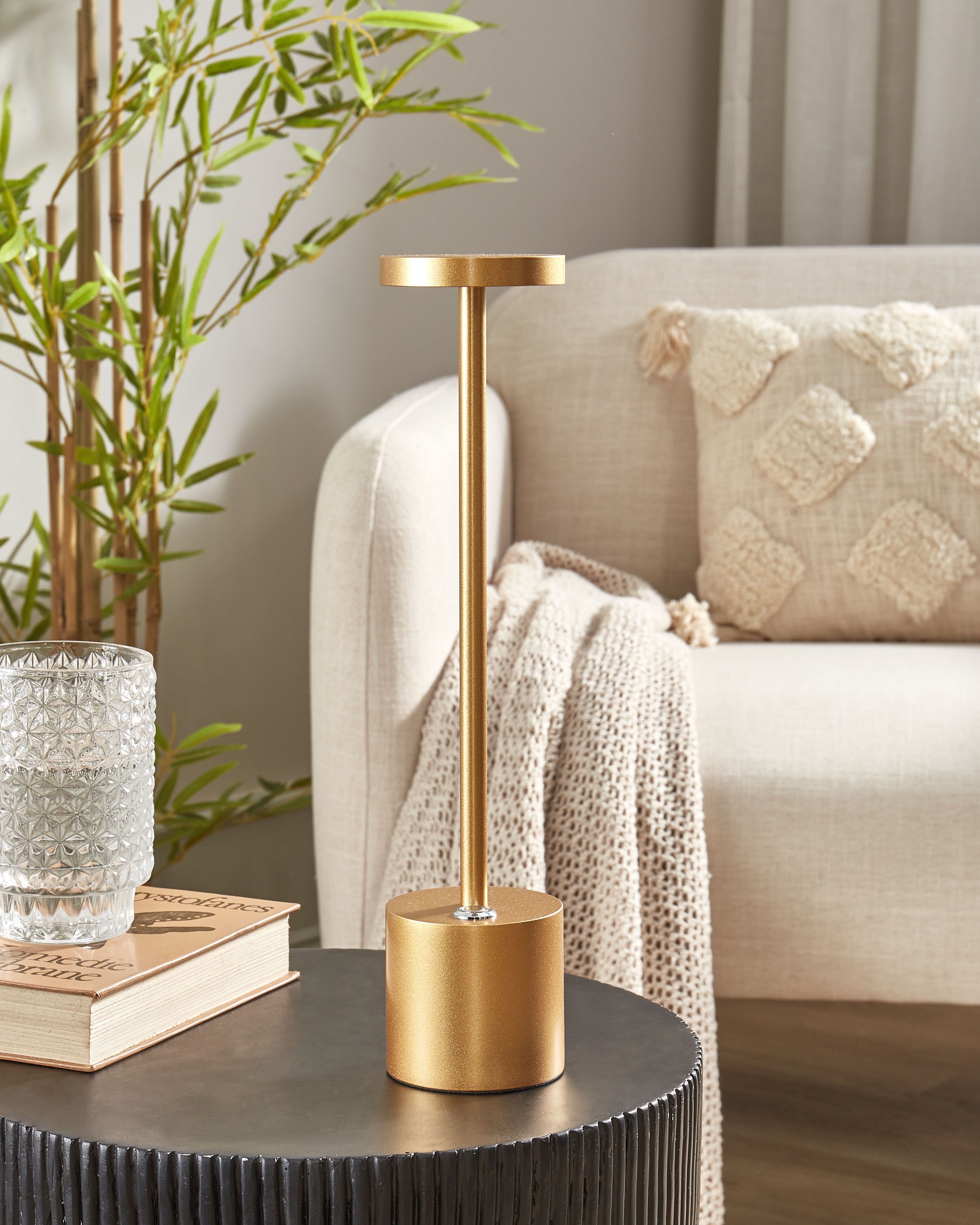 Lámpara LED inalámbrica de mesa LIZANDRO con regulador de intensidad ...