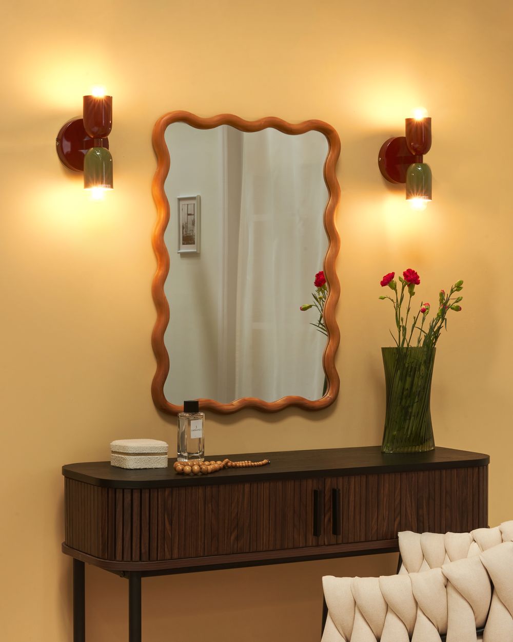 Bordlampe THAYA Keramikk Blå | Beliani.no