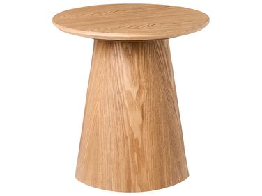 Side Table WENLOCK Light Ash Wood | Beliani.co.uk