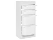 Kast 4 lades wit TOBIN | Beliani.nl