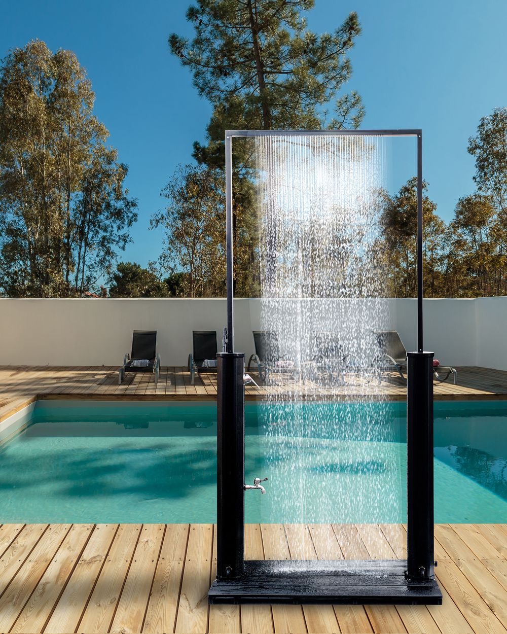 Solar Outdoor Shower Plans