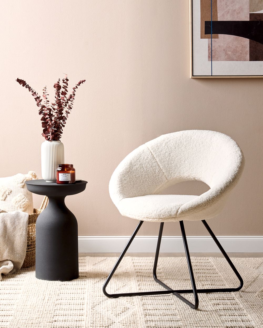 Dining Table SHERIDAN Natural Ash Wood 180 cm 100 cm | Beliani.at