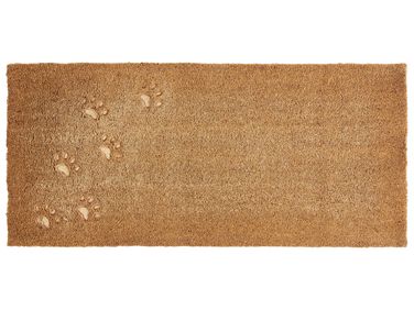 Doormat TARLAC 55 x 120 cm Coir Natural | Beliani.cz