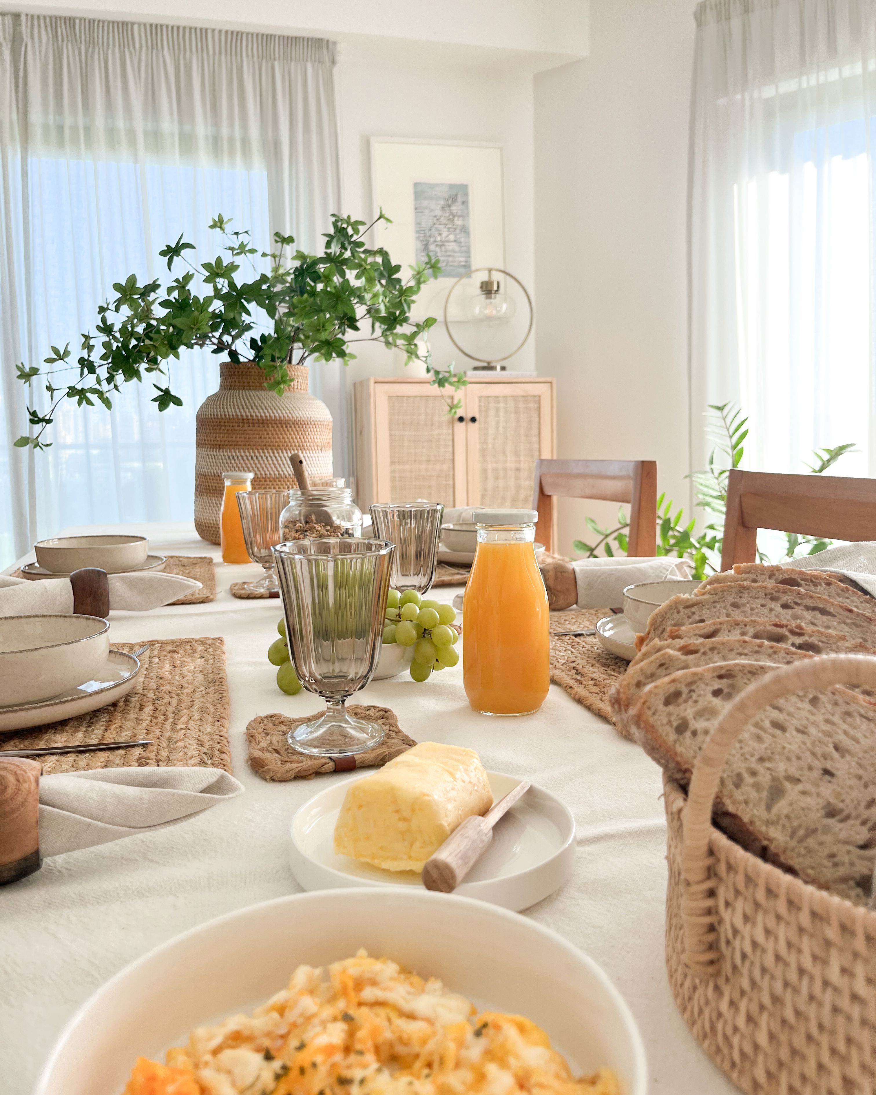 Vase décoratif RENUN Céramique 36 cm Naturel | Beliani.fr