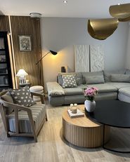 Tischleuchte LUCHETTI Keramik Blau | Beliani.at