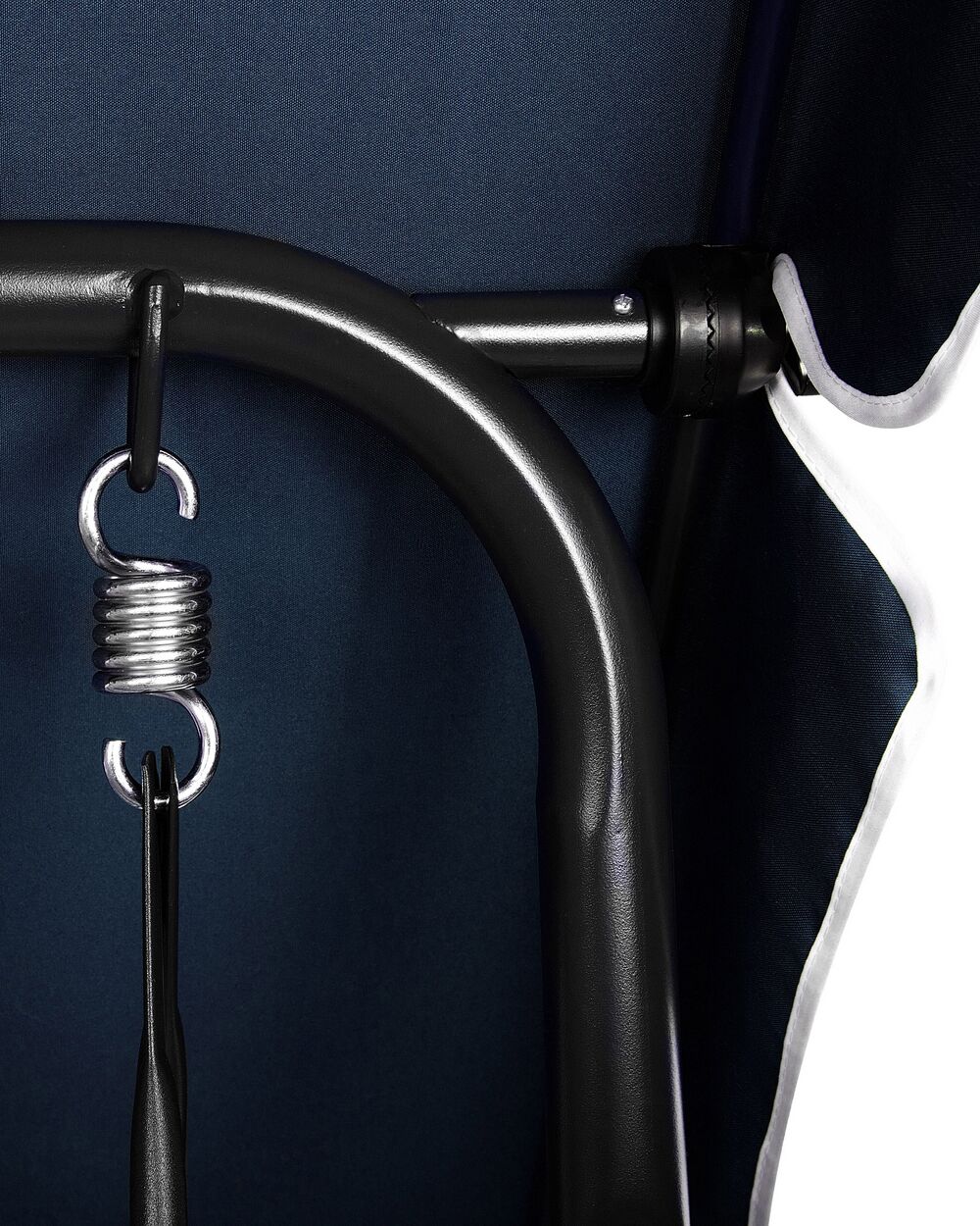 Patio Swing CHAPLIN Metal Dark Blue | Beliani.co.uk