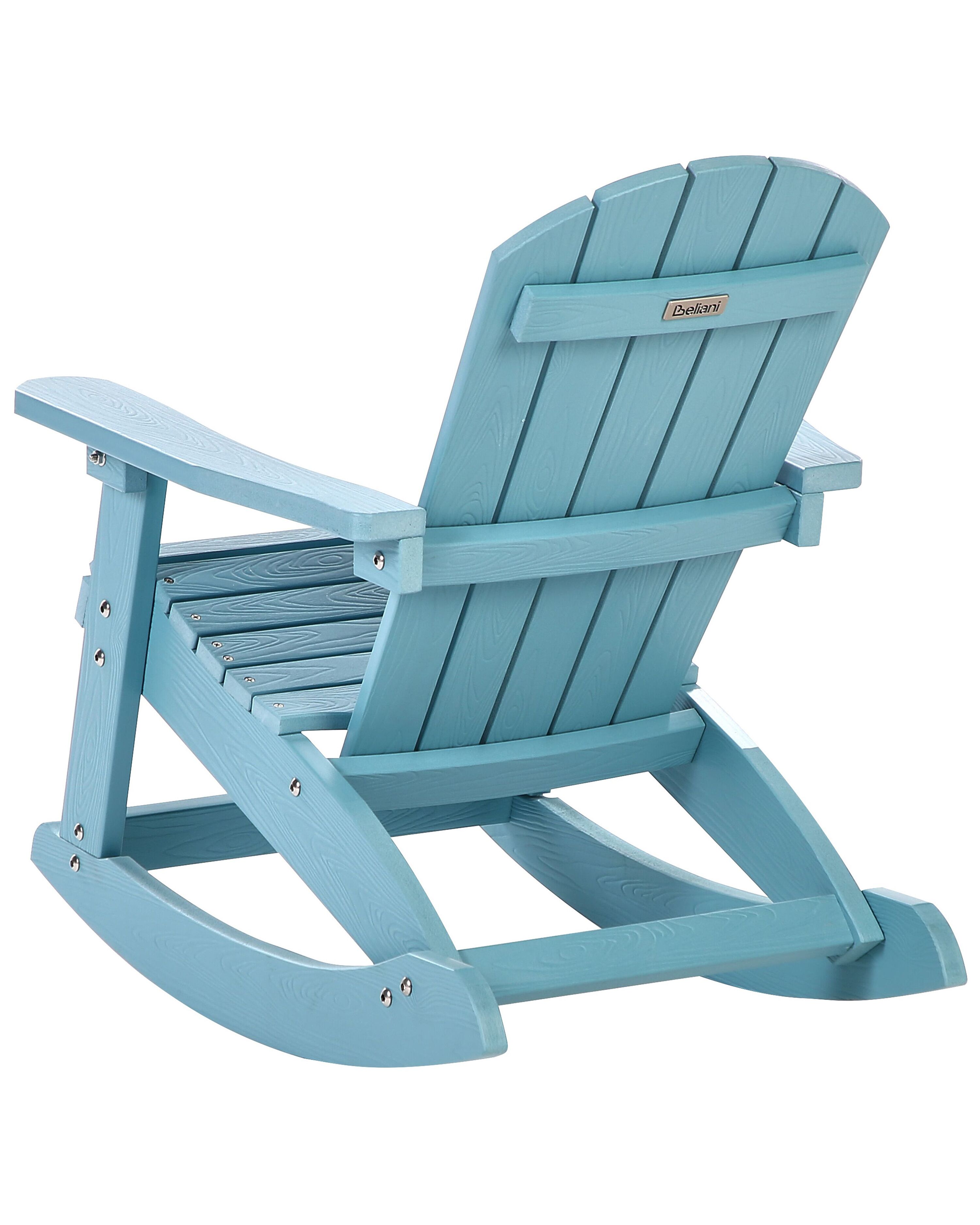 Garden Kids Rocking Chair Light Blue ADIRONDACK | Beliani.co.uk